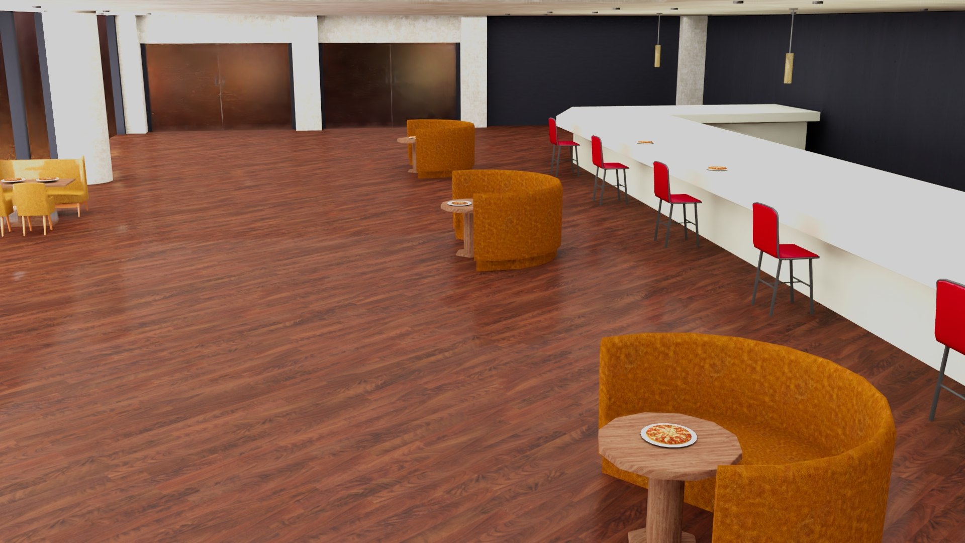 3D Pizza Center Model - TurboSquid 2018623