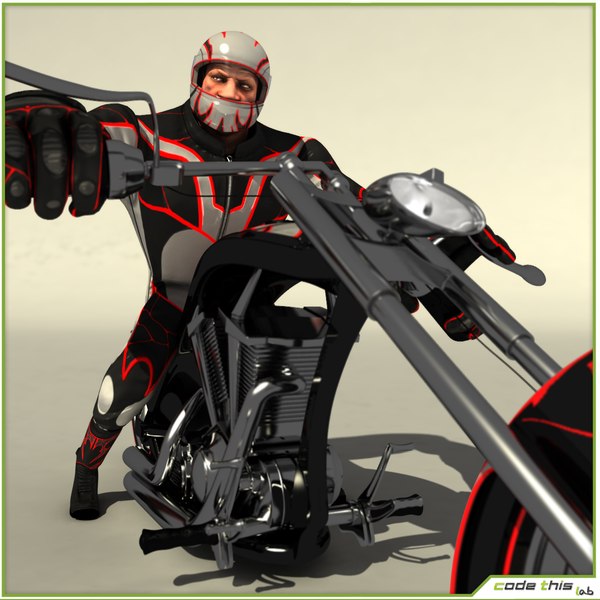 Motorcycle Rider 3D Models for Download | TurboSquid