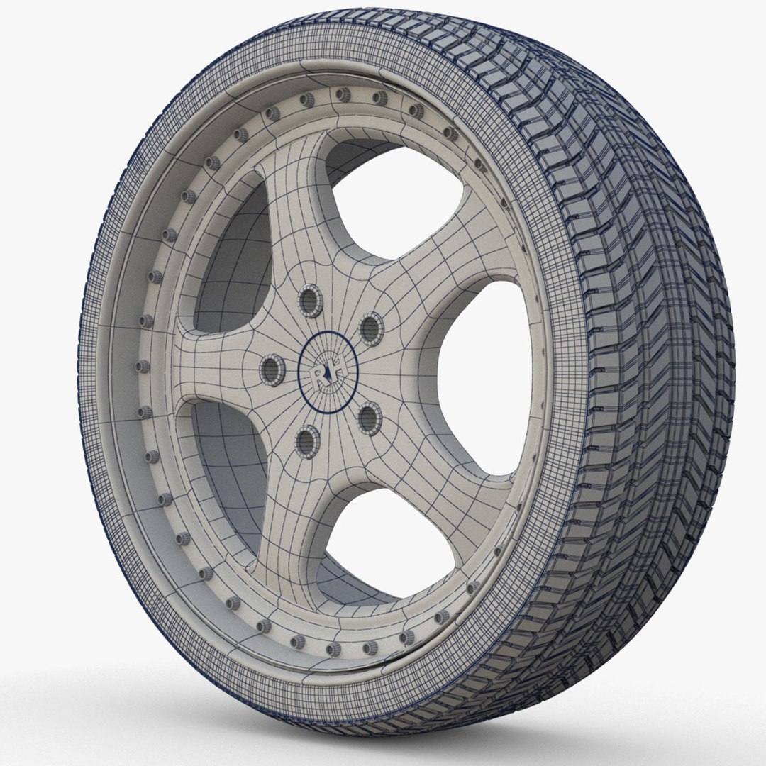 Rh Wheel Porsche 3d Model
