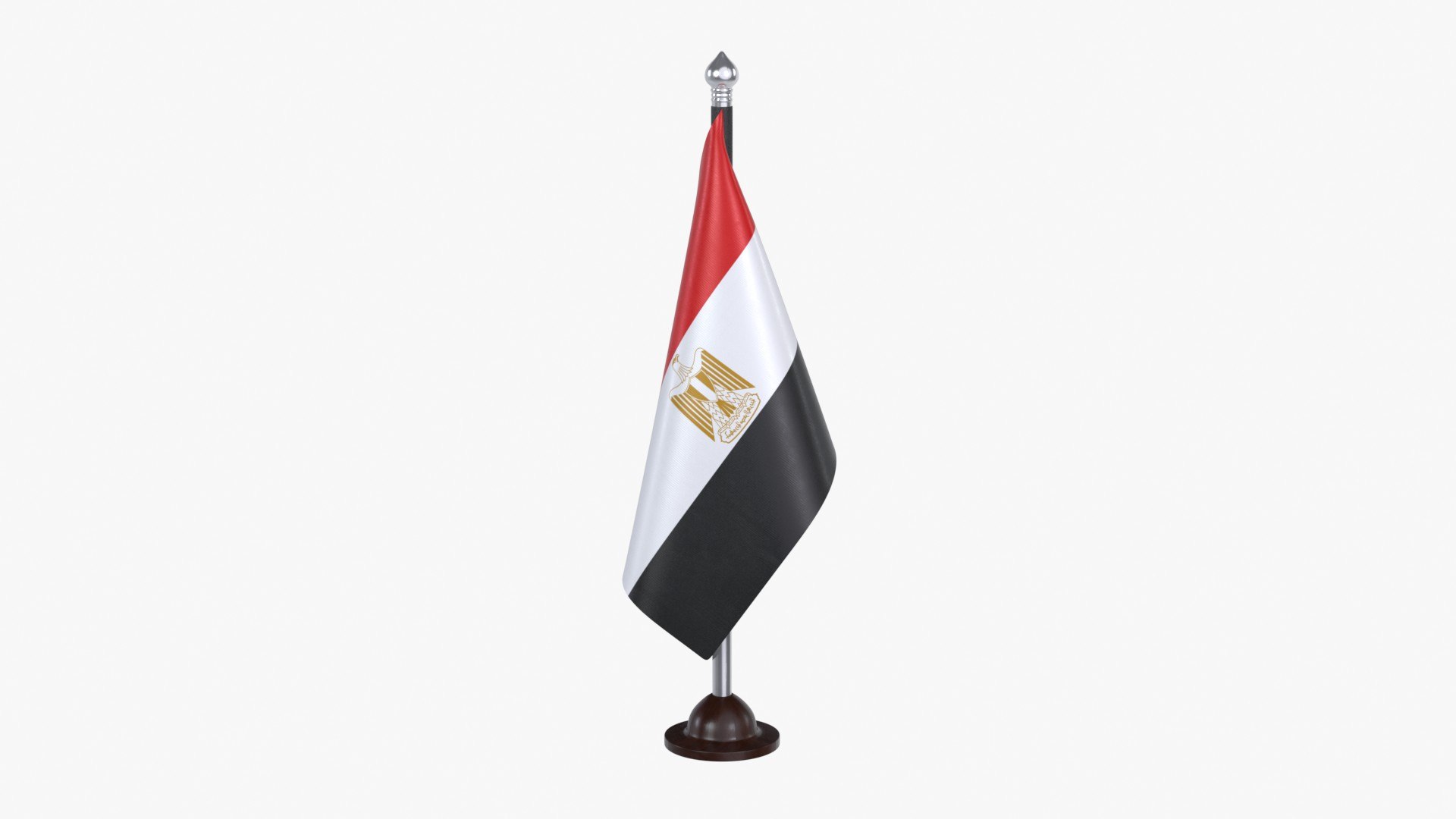 Egypt Flag Stand 3D Model - TurboSquid 2508149