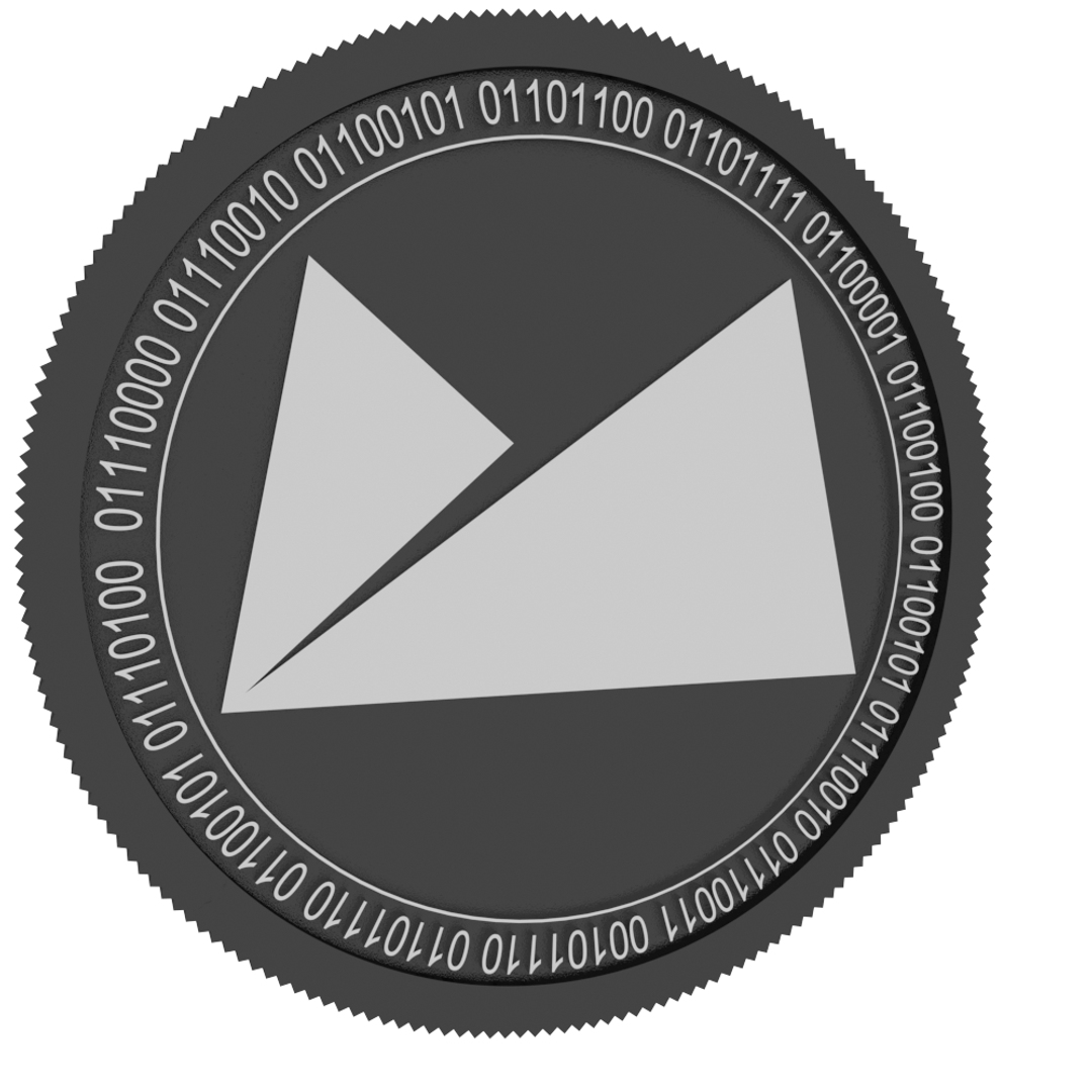 3D Midas Black Coin Model - TurboSquid 1621259