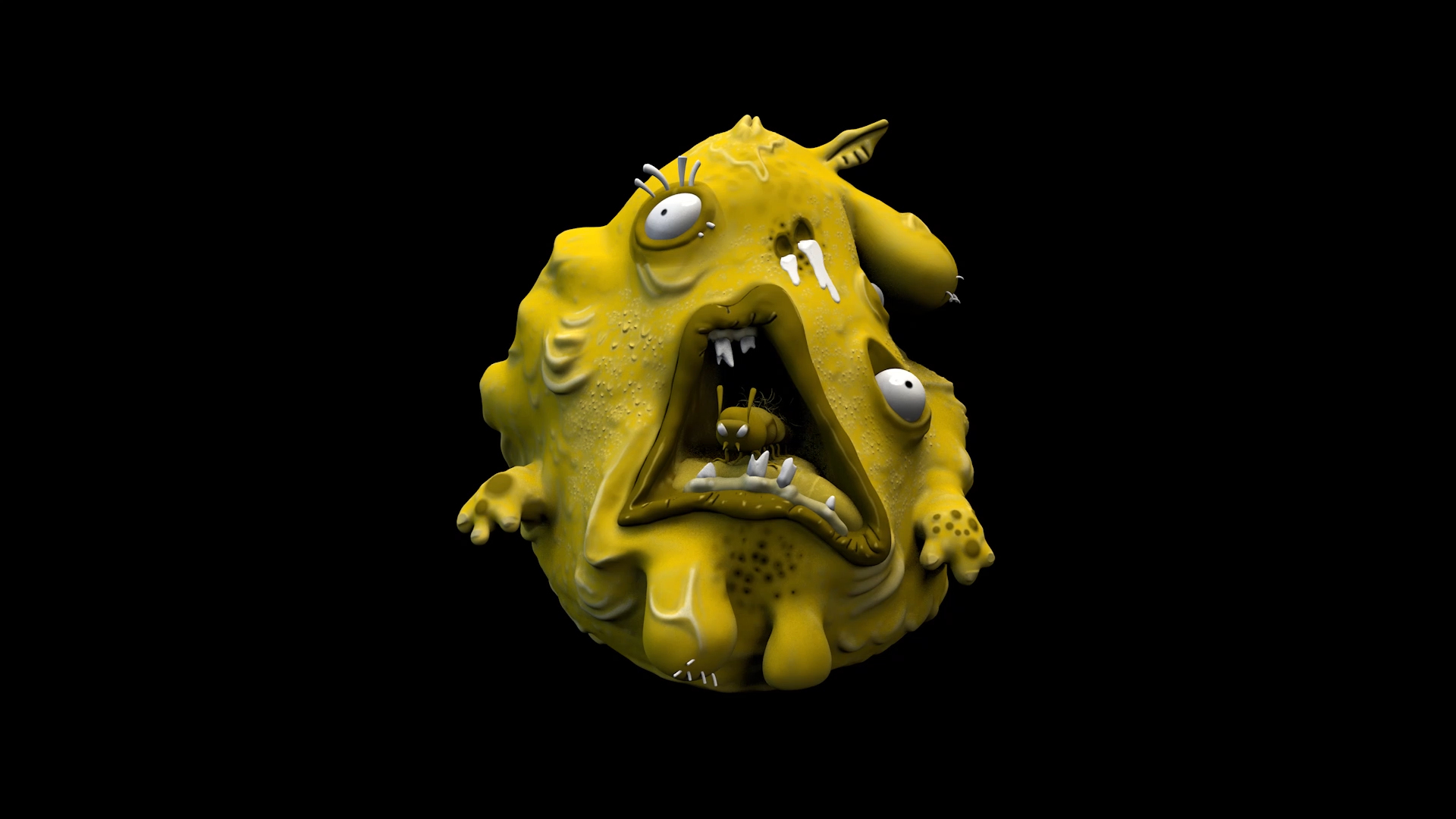 Creepy Creature 3D Model - TurboSquid 1920754