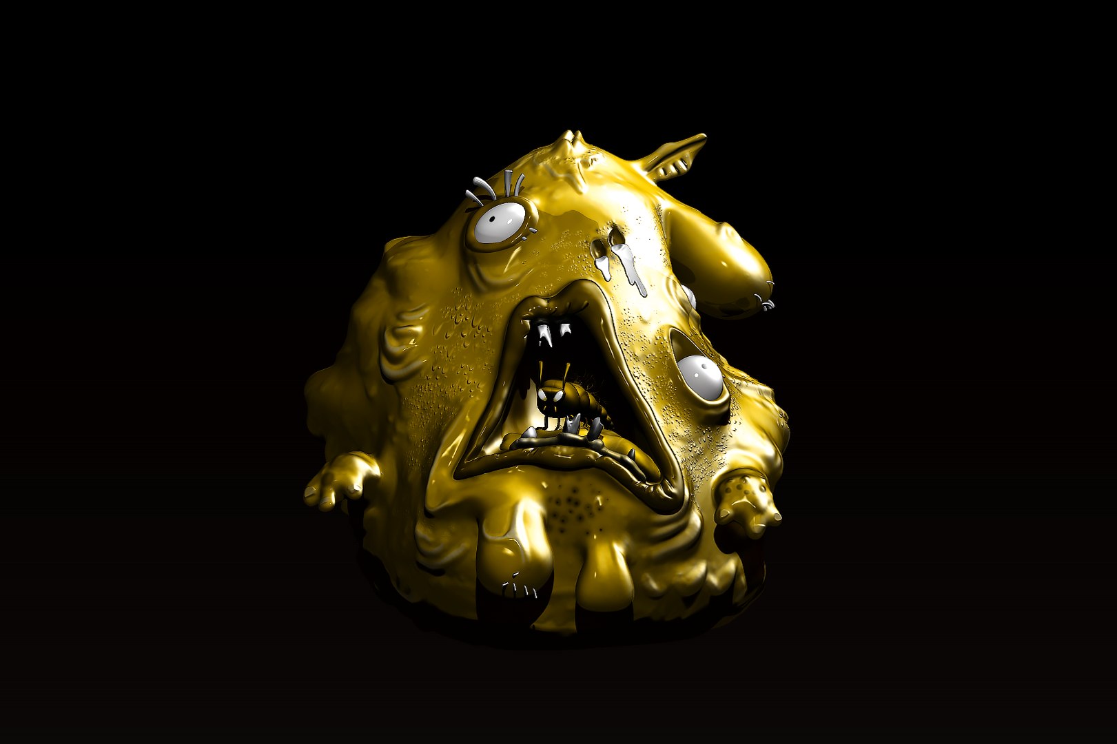 Creepy Creature 3D Model - TurboSquid 1920754