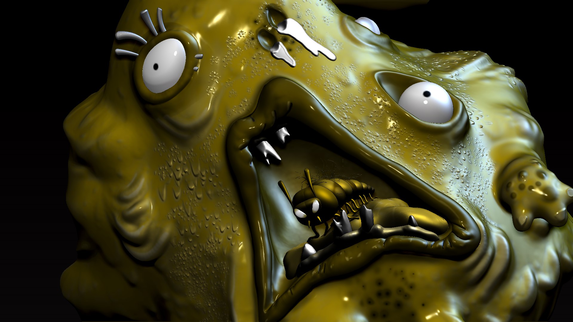 Creepy Creature 3D Model - TurboSquid 1920754