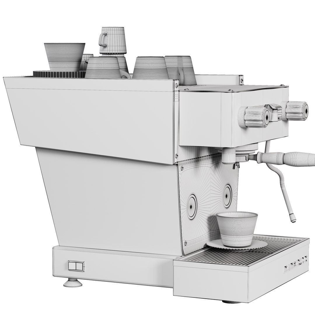 3D Model Coffee Machine La Marzocco Micra - TurboSquid 2152222