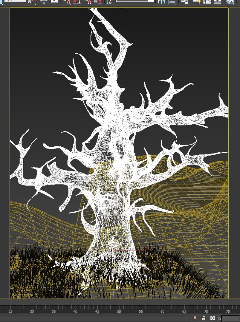 3D Dried Tree - TurboSquid 1513770