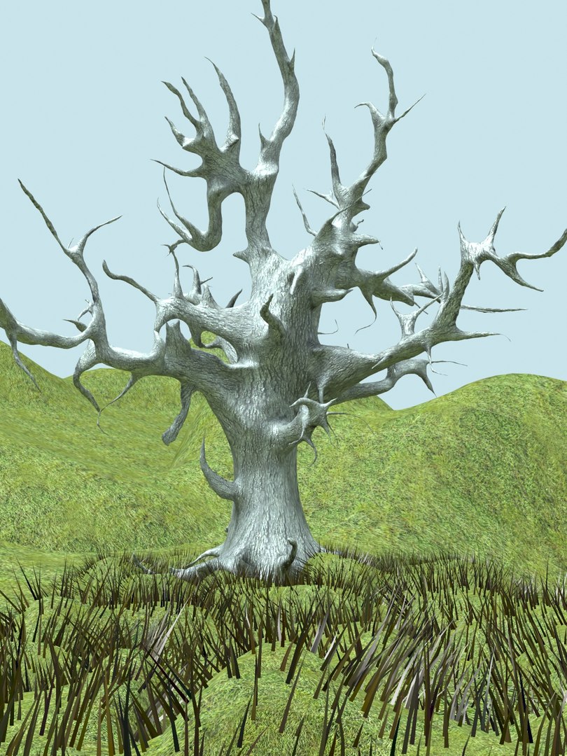 3D Dried Tree - TurboSquid 1513770