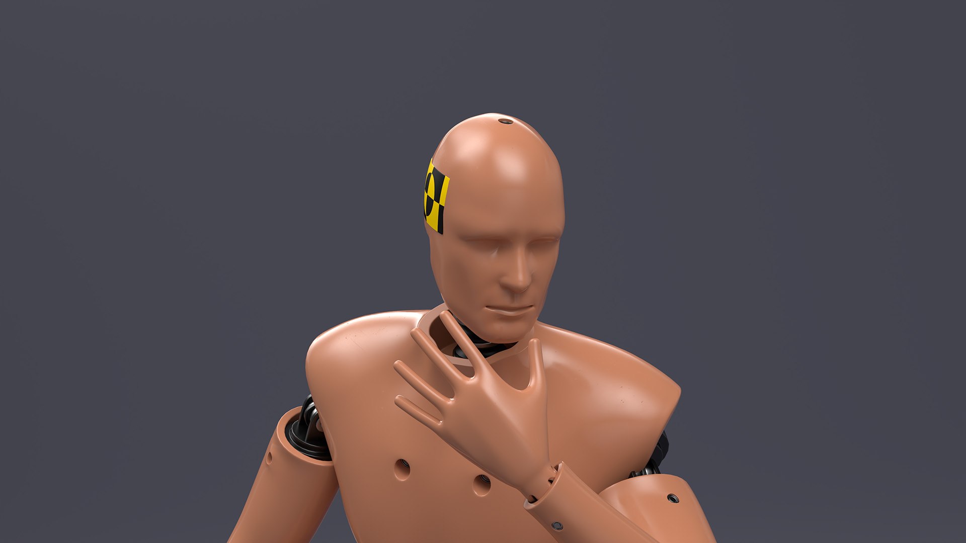 Humanoid Crash Test Dummy Rigged For Cinema 4D Model - TurboSquid 2280711