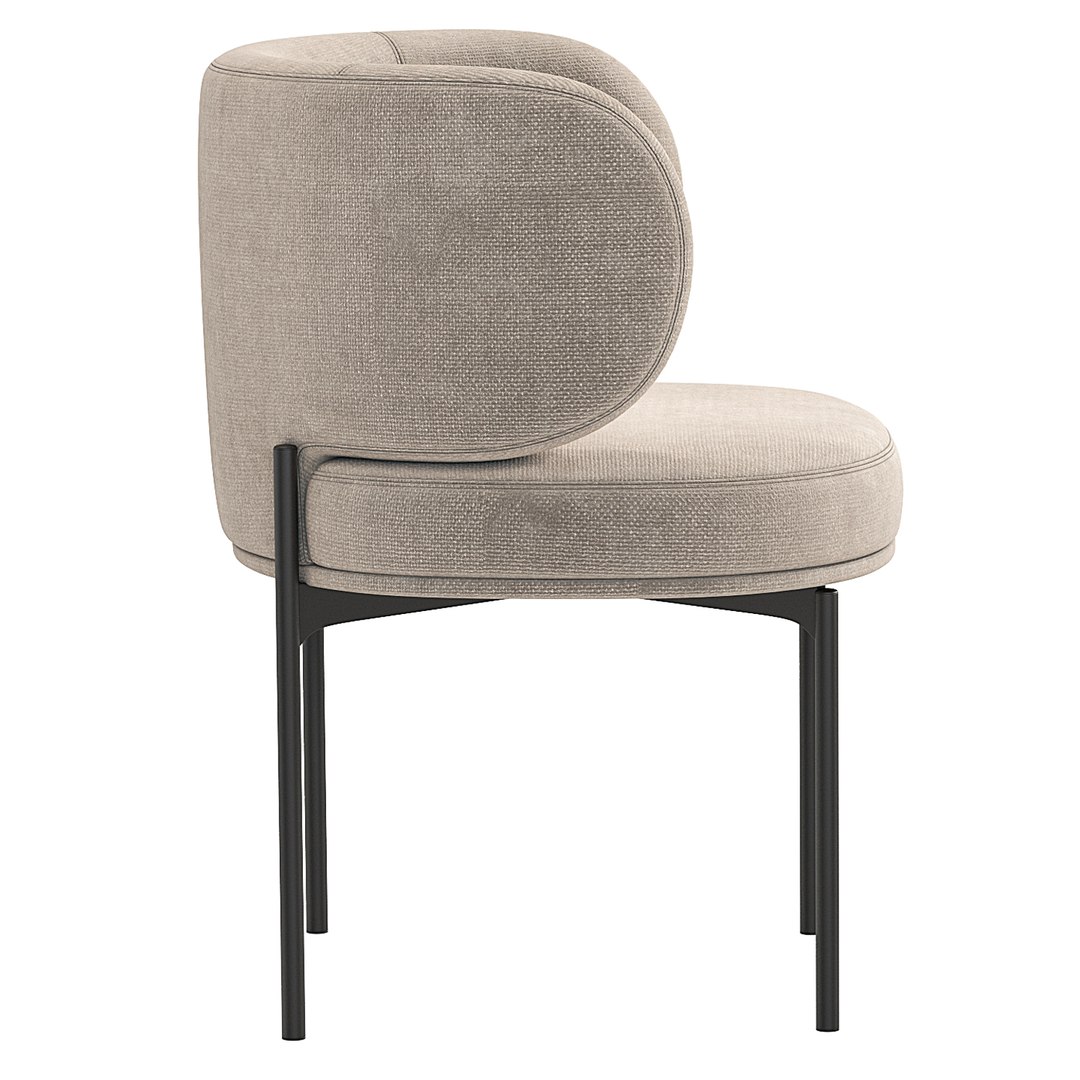 3D Akiko Dining Chair Gallotti and Radice model - TurboSquid 1805278