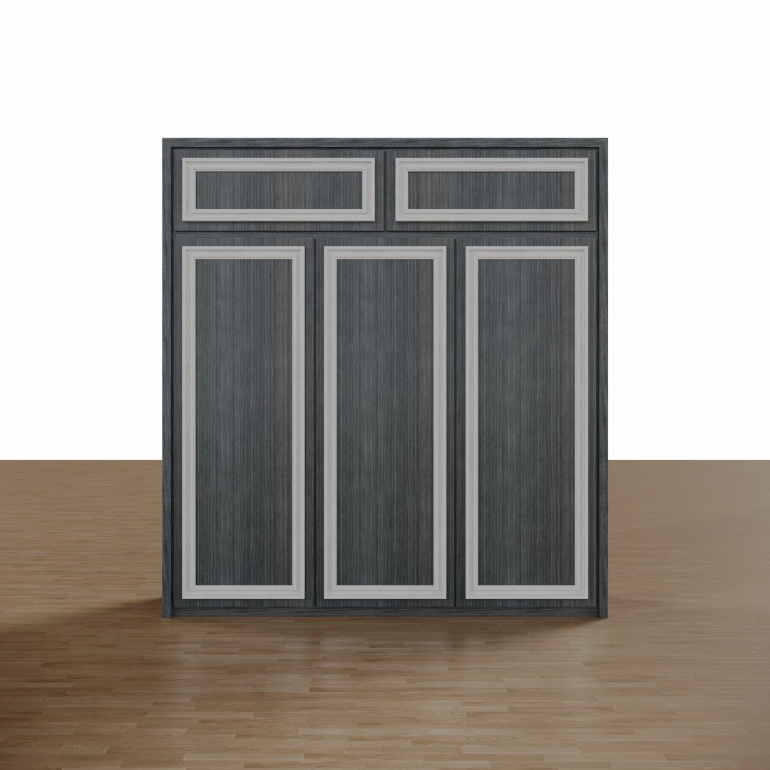 Free Minimalist Wardrobe Closet - PBR Textures - Game Ready Model ...