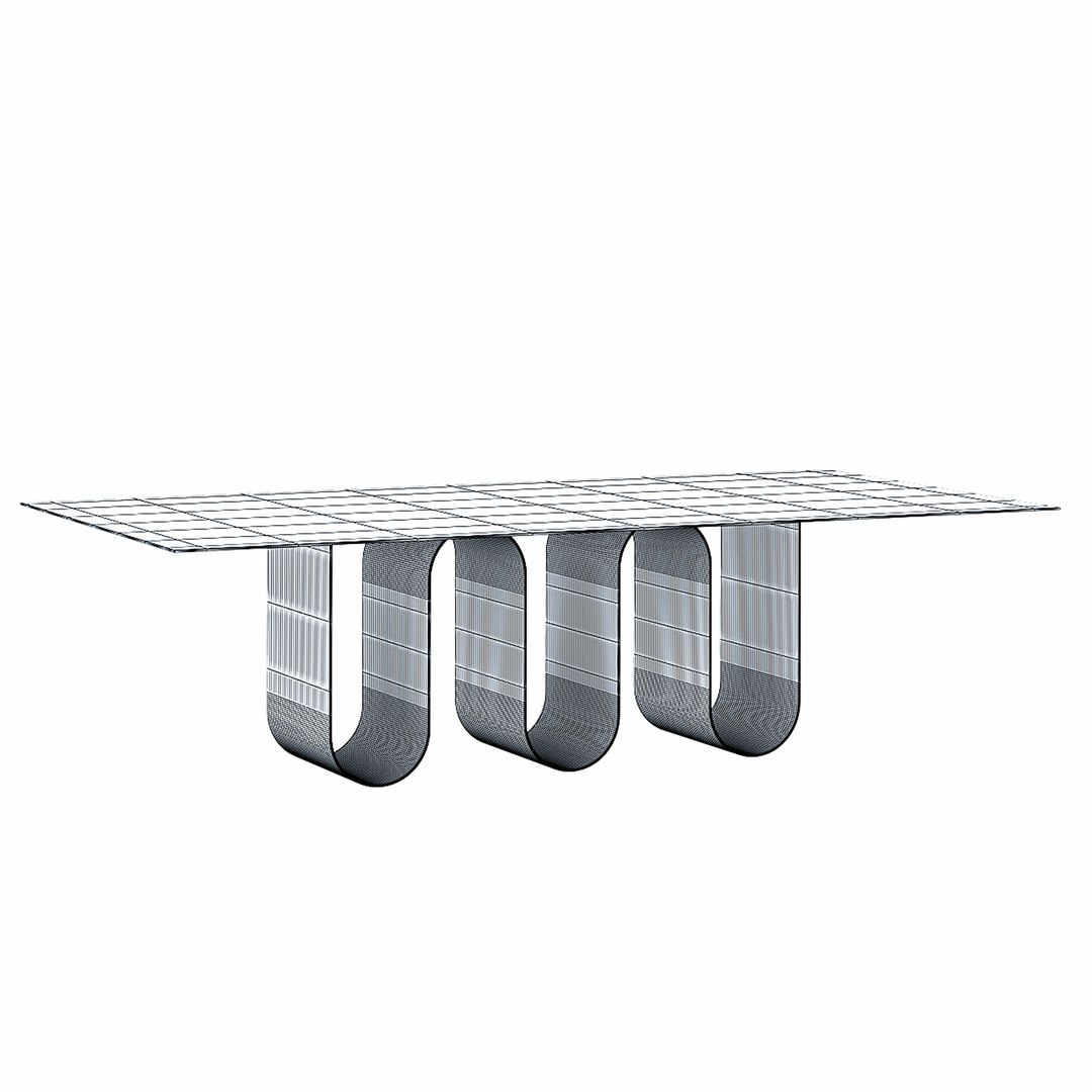 ETERNITY TABLE STAINLESS STEEL 3D Model - TurboSquid 2203389