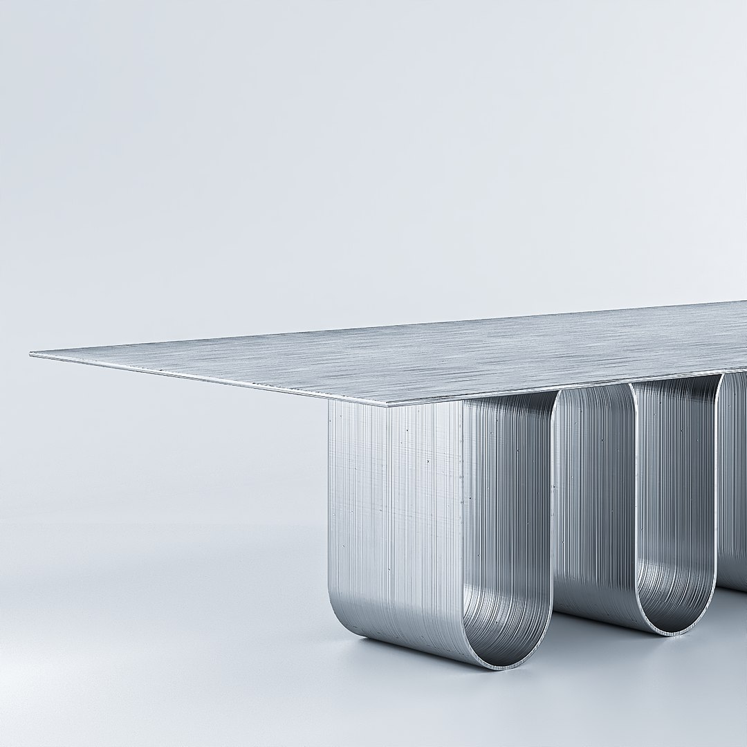 ETERNITY TABLE STAINLESS STEEL 3D Model - TurboSquid 2203389