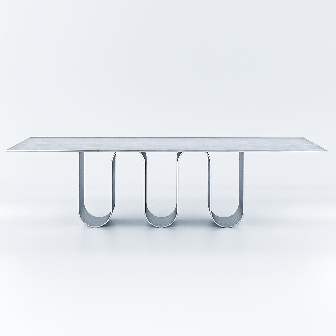 ETERNITY TABLE STAINLESS STEEL 3D Model - TurboSquid 2203389