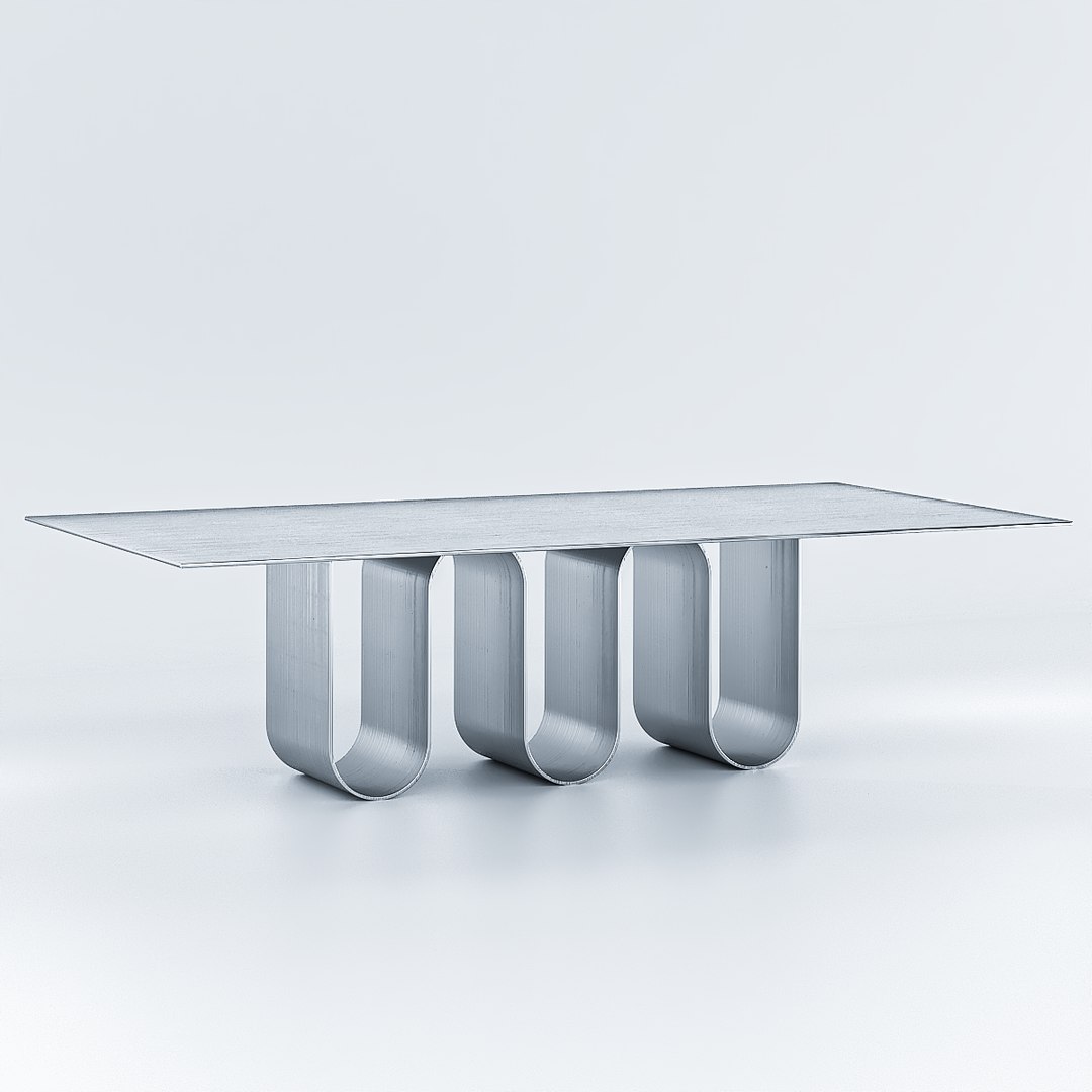 ETERNITY TABLE STAINLESS STEEL 3D Model - TurboSquid 2203389