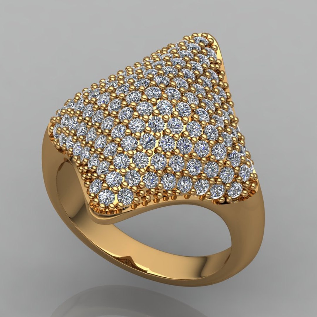 3d Designer Ring Model