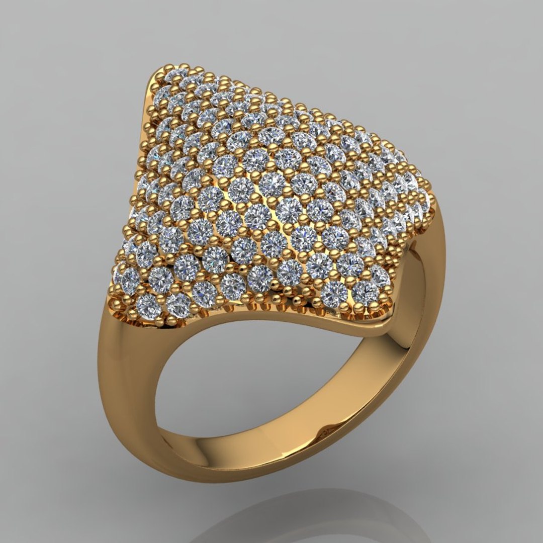 3d Designer Ring Model