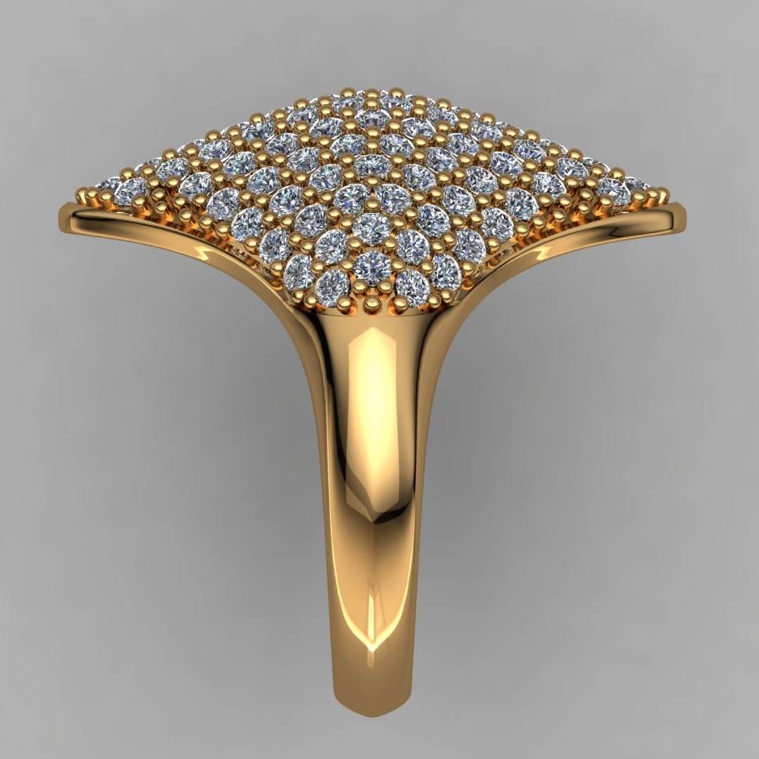 3d Designer Ring Model