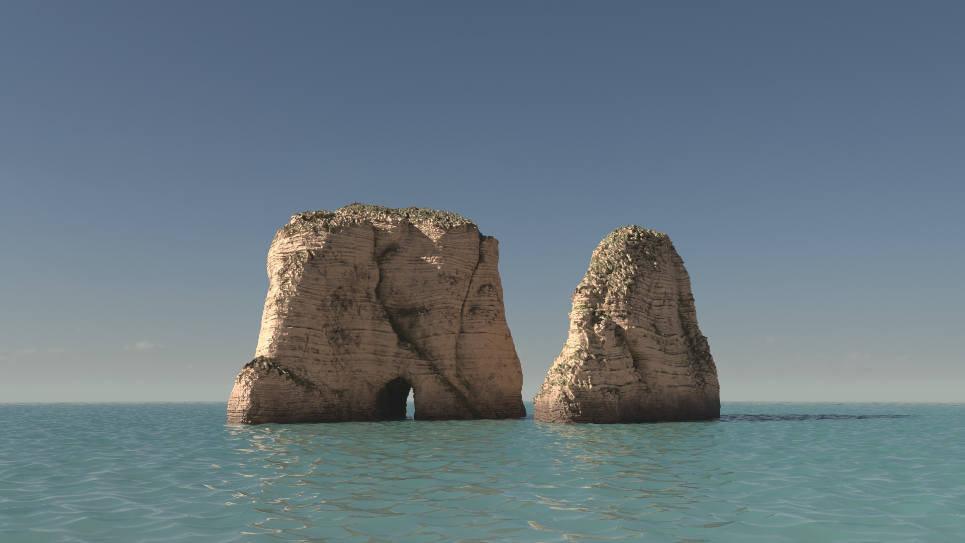 3D Model Raouche Rocks - TurboSquid 2176696