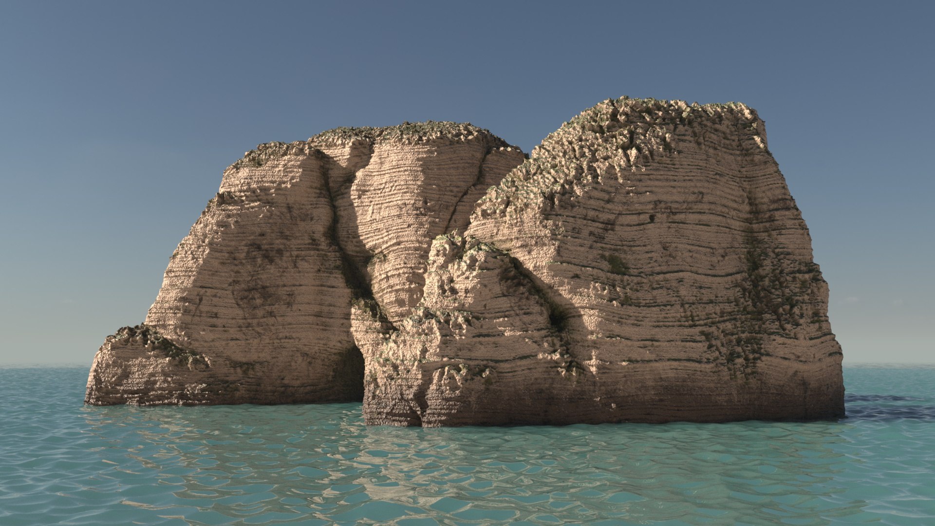 3D Model Raouche Rocks - TurboSquid 2176696