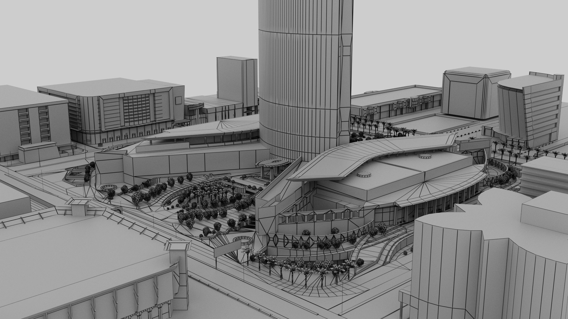 3D Kingdom Tower Riyadh Model - TurboSquid 2180065