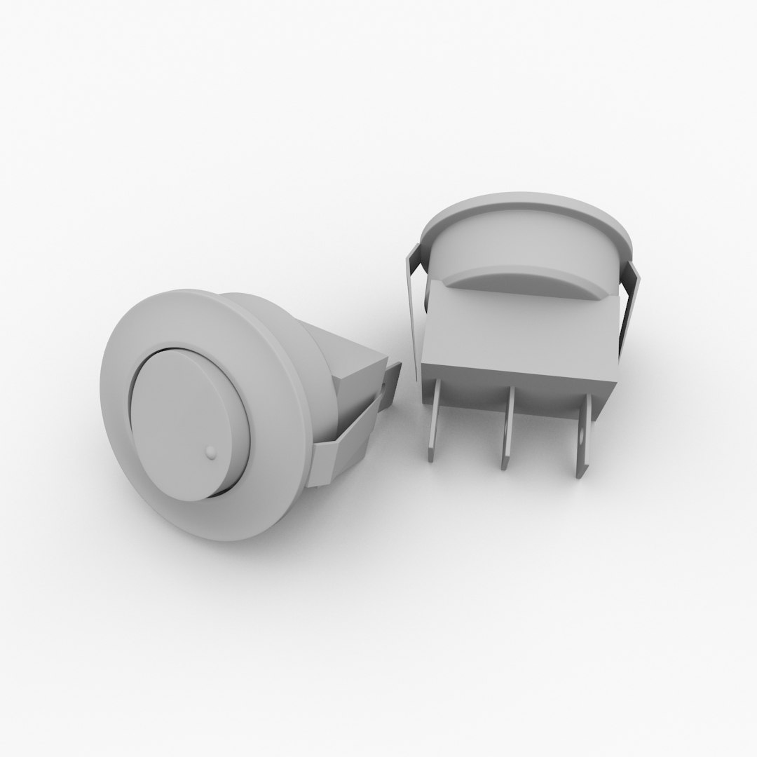 Rocker Switch 3D Model - TurboSquid 1423996