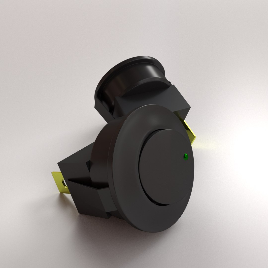 Rocker Switch 3D Model - TurboSquid 1423996