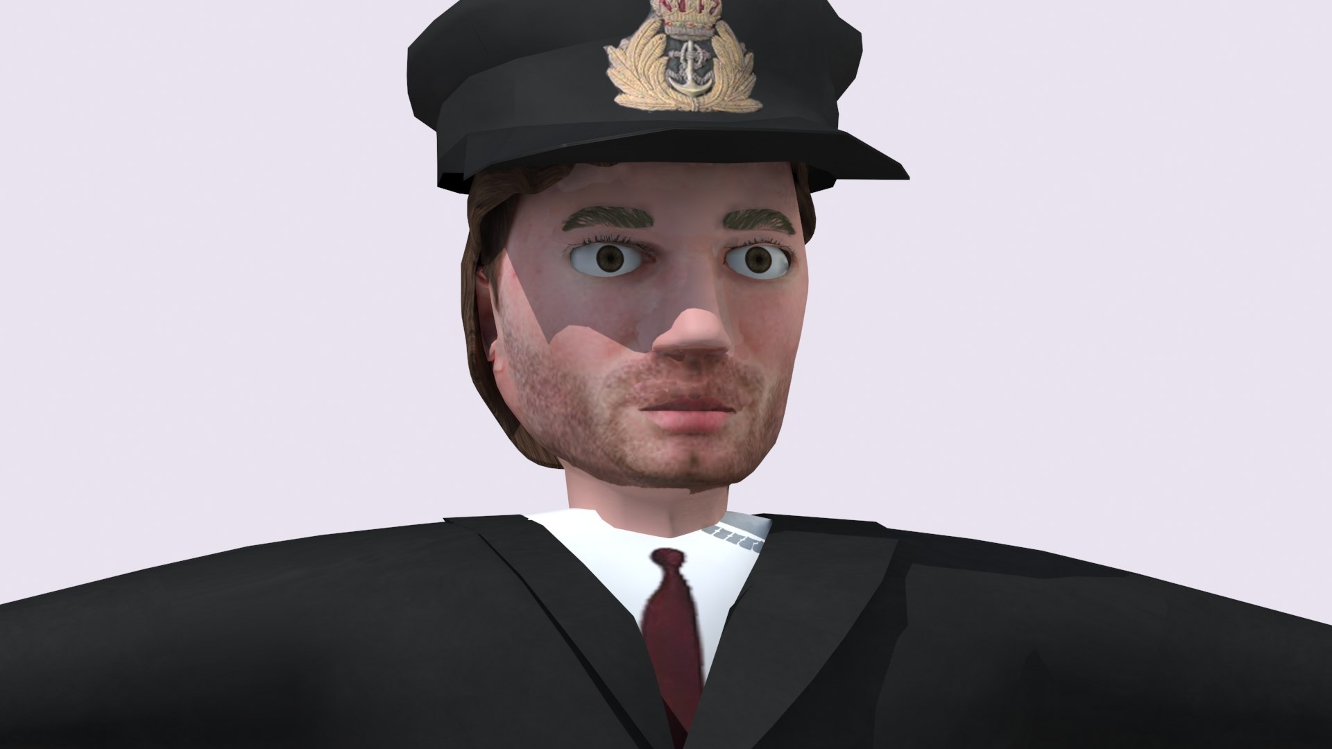 3D WW2 British Royal Navy Officer Model - TurboSquid 2509280