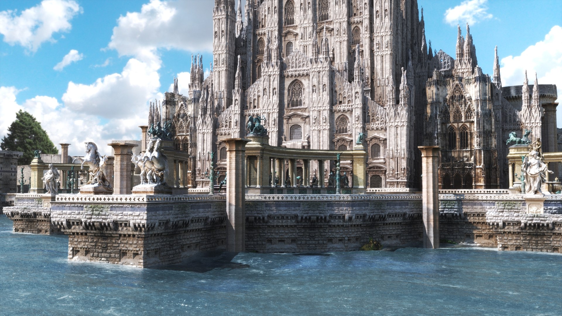 Gothic Port Model - TurboSquid 2268856