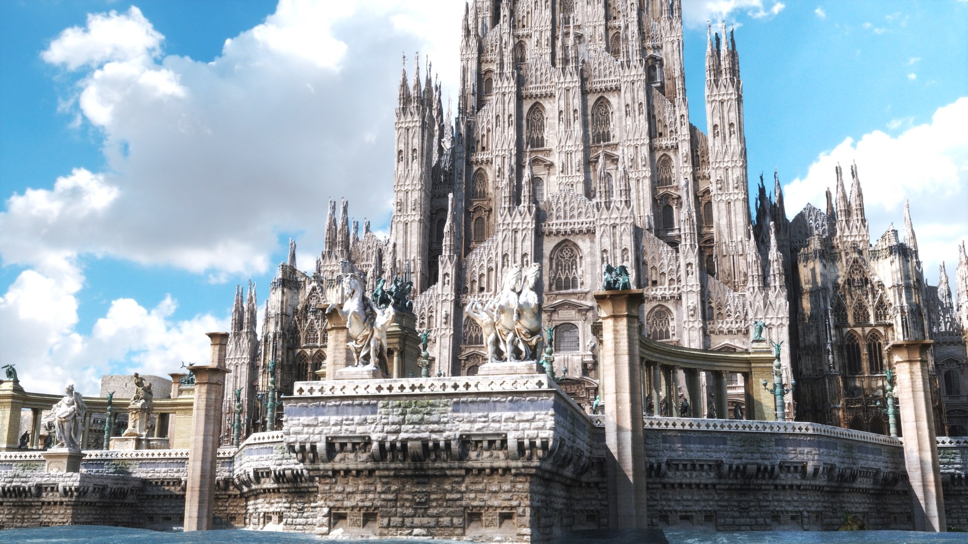 Gothic Port Model - TurboSquid 2268856