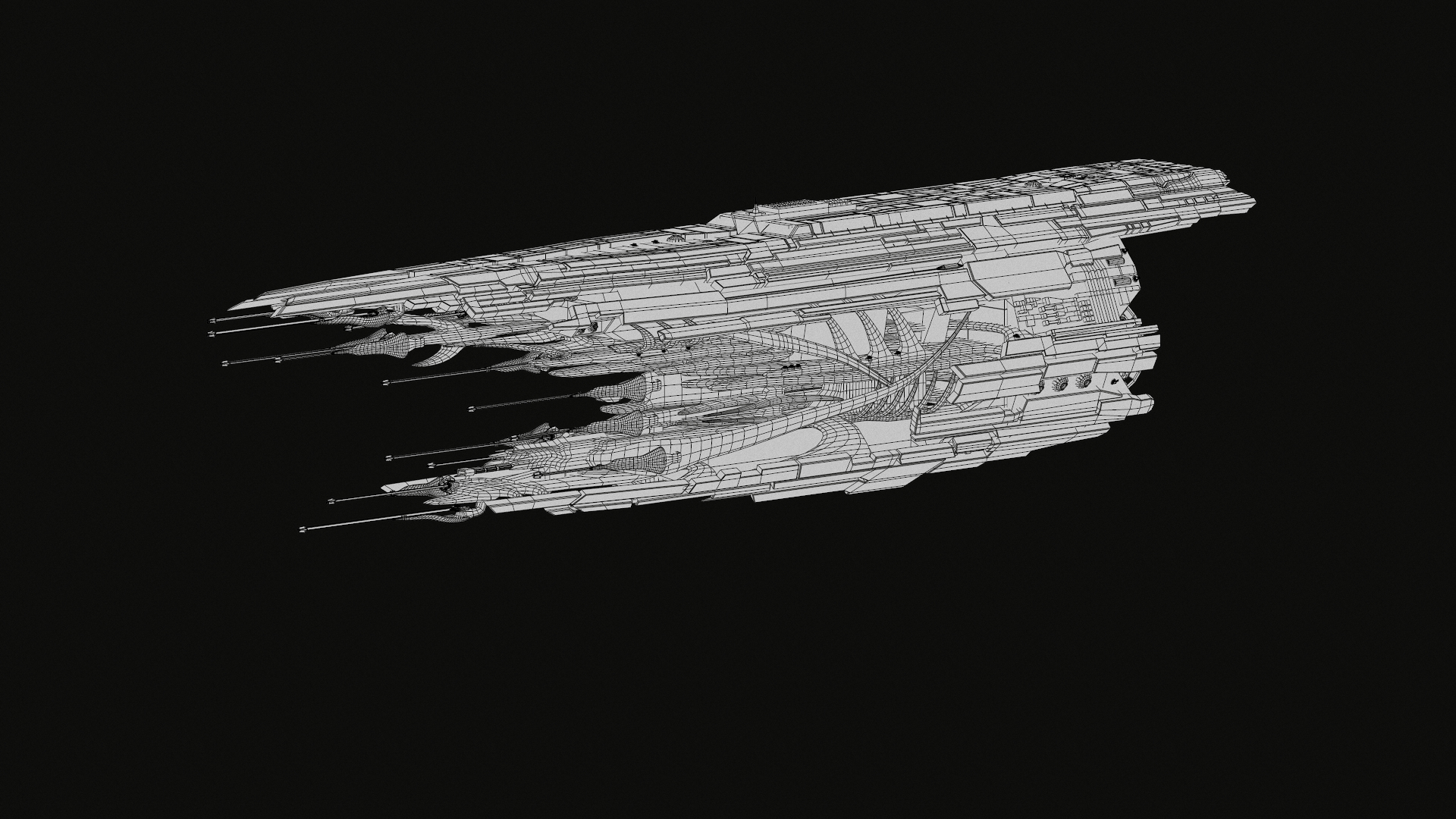 Capital Spaceship Sci-fi Model - TurboSquid 1659191