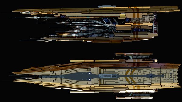 Capital spaceship sci-fi model - TurboSquid 1659191