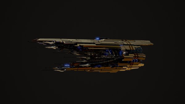 Capital spaceship sci-fi model - TurboSquid 1659191