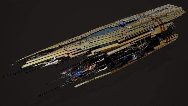 Capital spaceship sci-fi model - TurboSquid 1659191