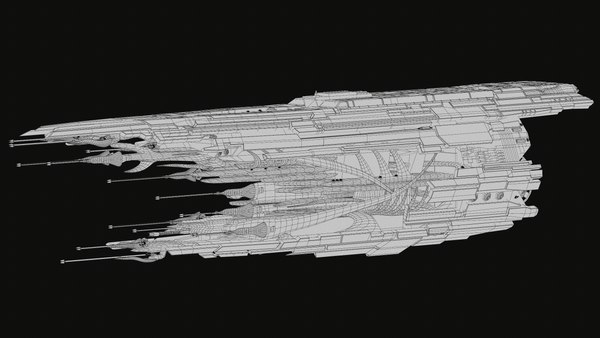 Capital spaceship sci-fi model - TurboSquid 1659191