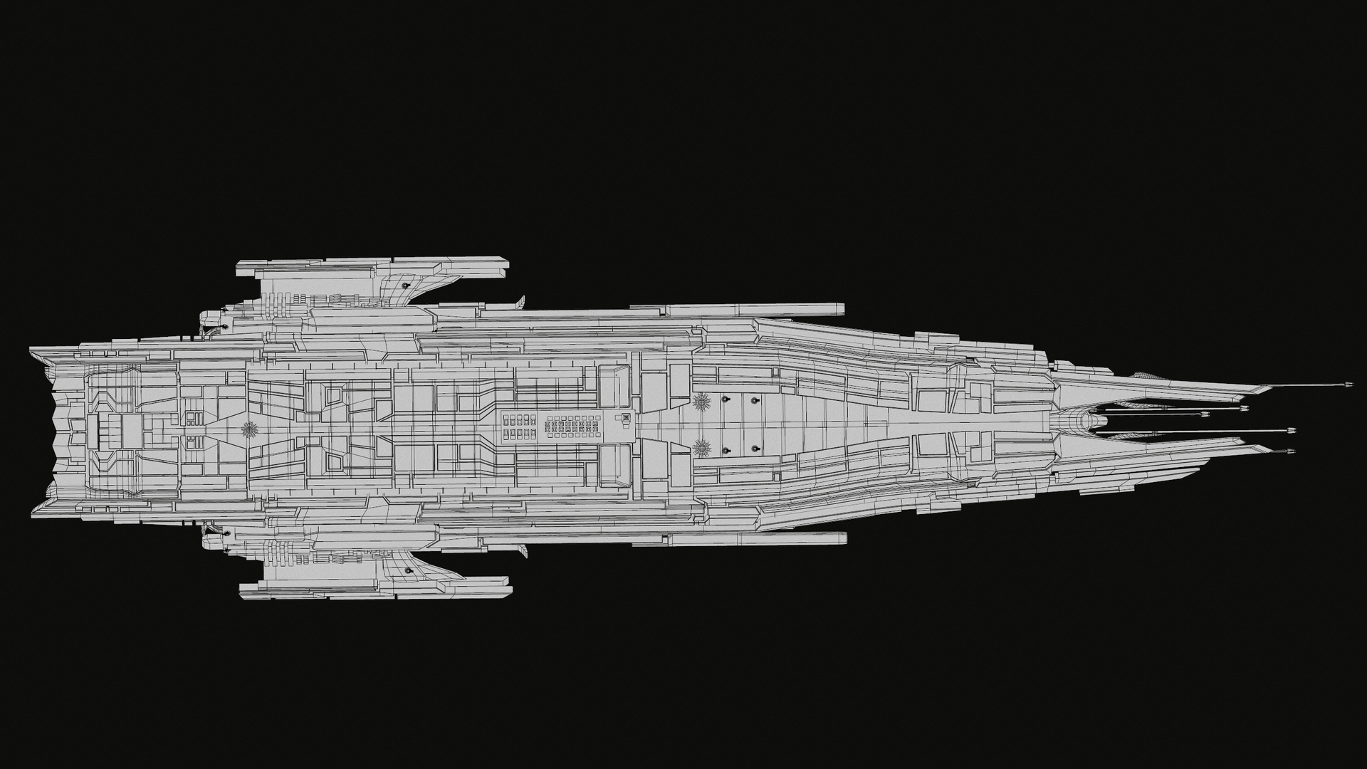 Capital spaceship sci-fi model - TurboSquid 1659191