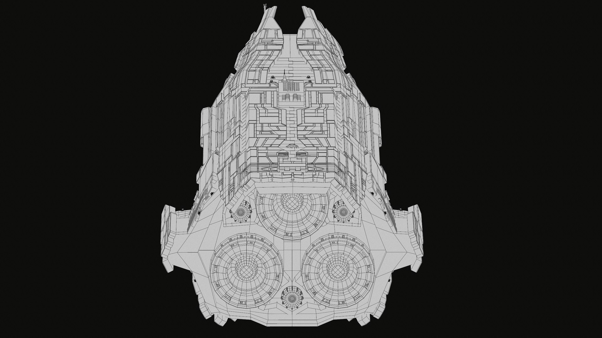 Capital Spaceship Sci-fi Model - TurboSquid 1659191