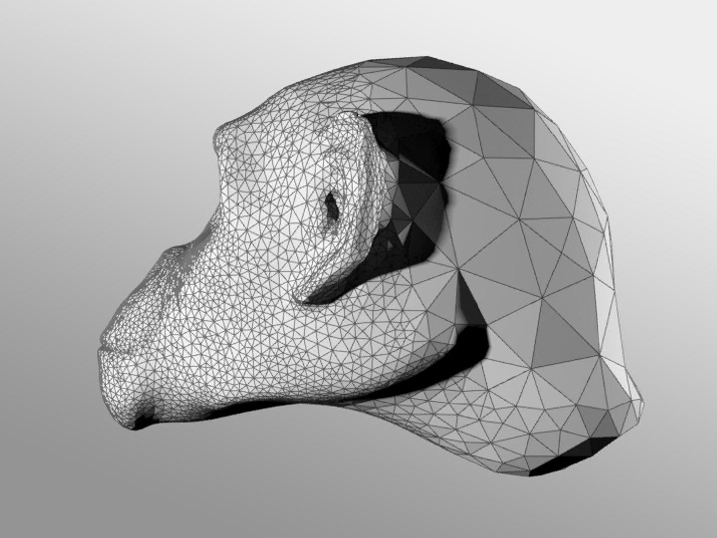Obj Ape Head