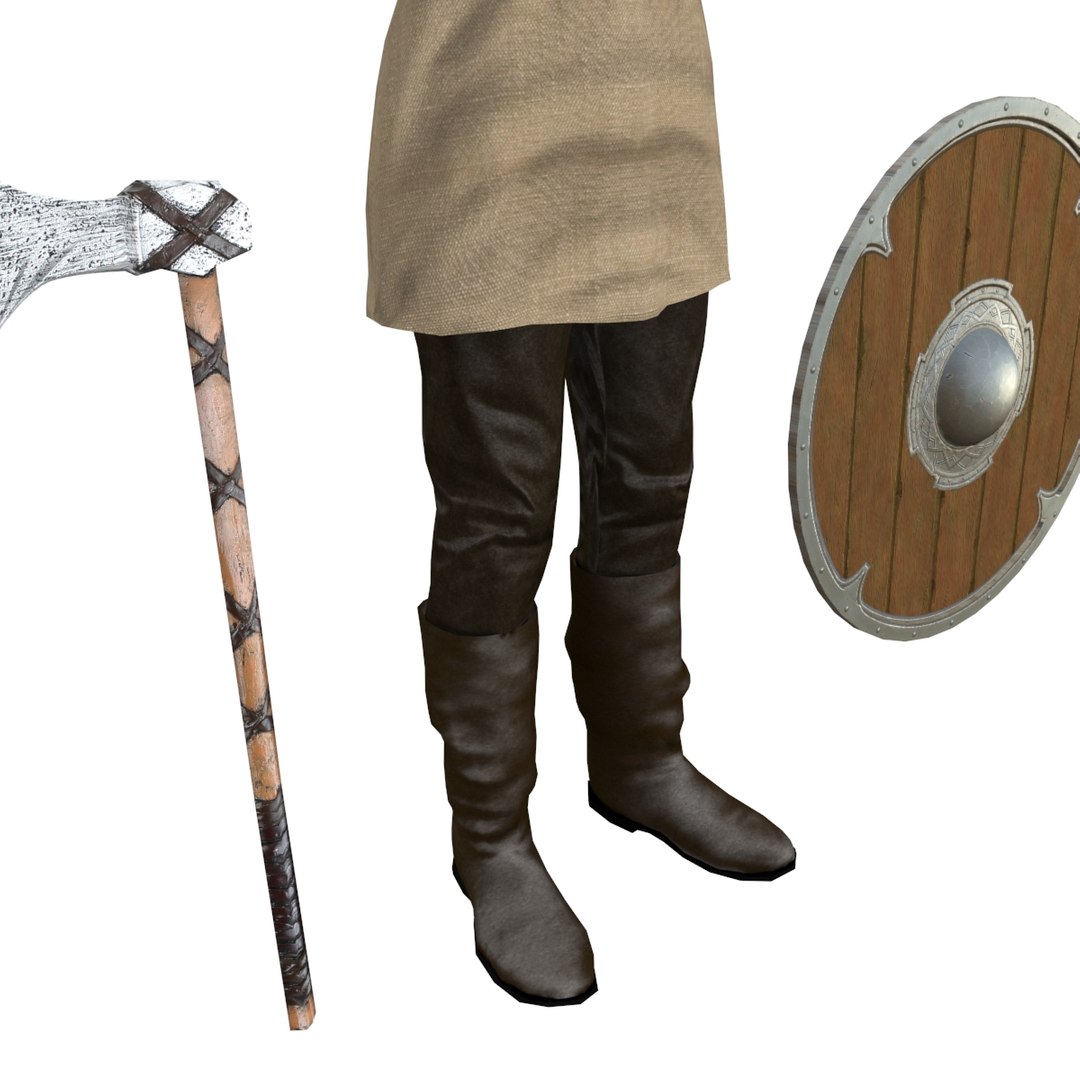 3D Rigged Viking Model - TurboSquid 1501781