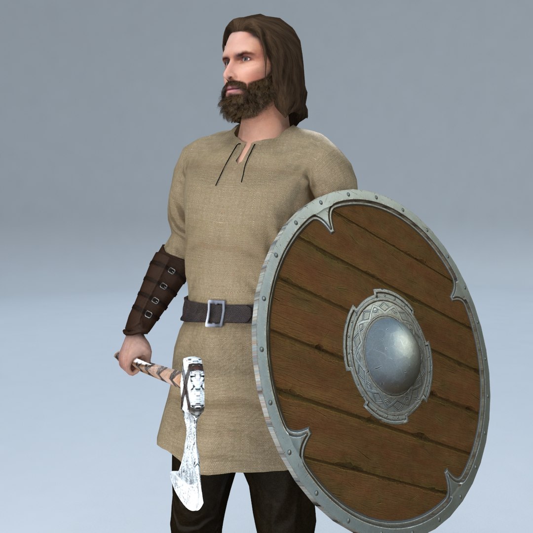 3D Rigged Viking Model - TurboSquid 1501781