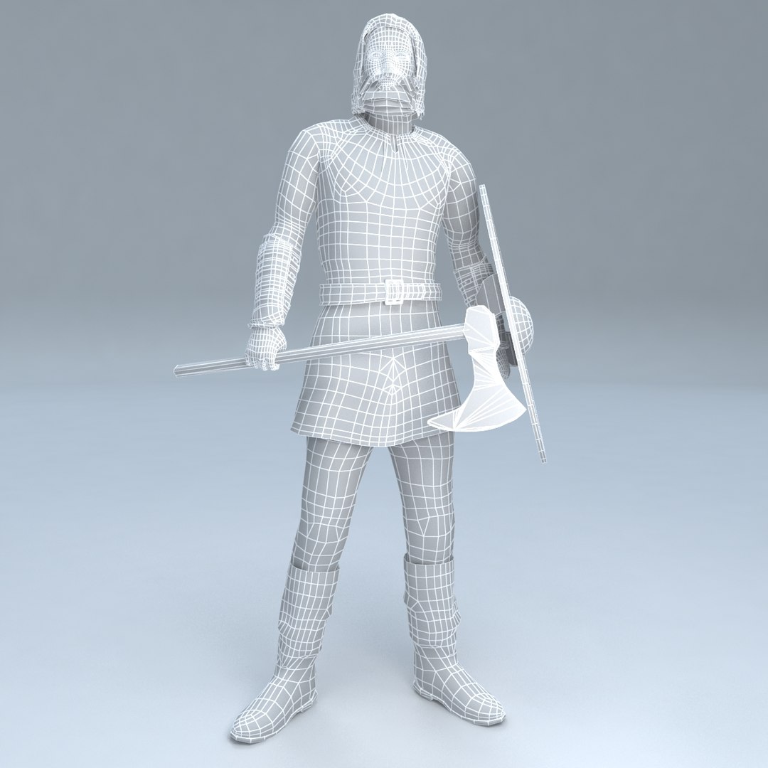 3D Rigged Viking Model - TurboSquid 1501781