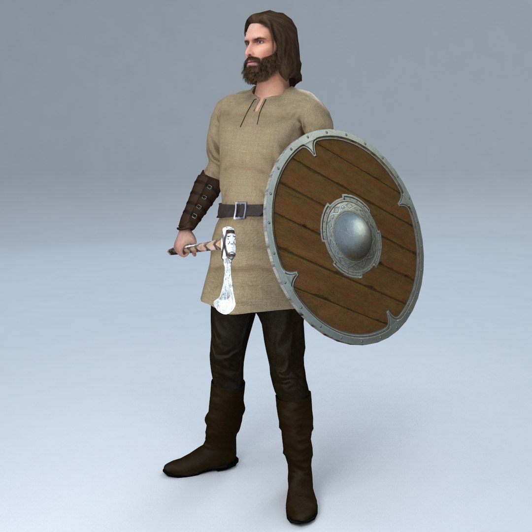 3D Rigged Viking Model - TurboSquid 1501781