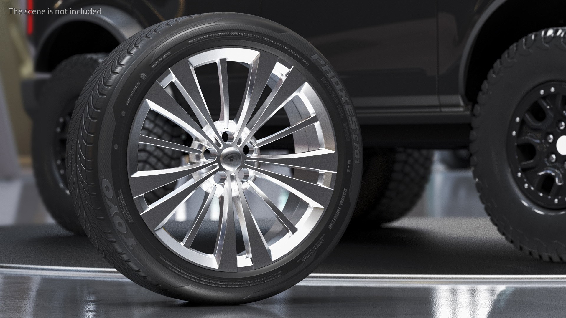 3D Range Rover Wheel Model - TurboSquid 1978399