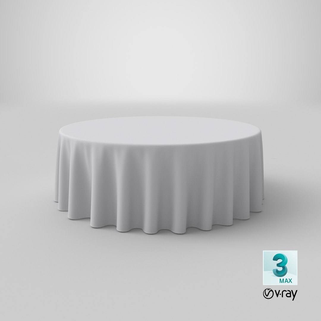 3D model tablecloth 2 table cloth - TurboSquid 1382599