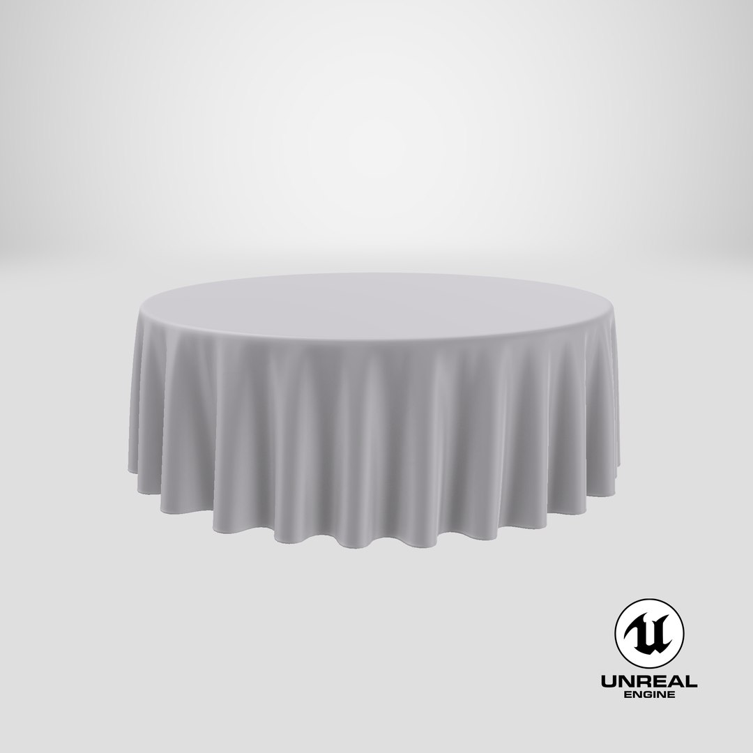 3D model tablecloth 2 table cloth - TurboSquid 1382599