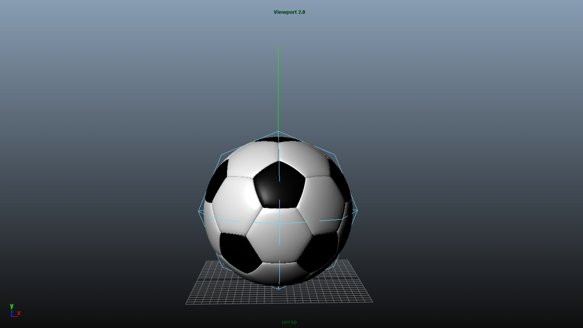 3d soccer ball rig