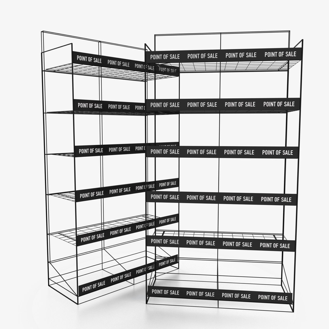 Display Rack 3D Model - TurboSquid 1361649