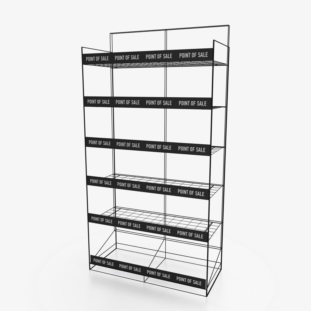 Display Rack 3D Model - TurboSquid 1361649