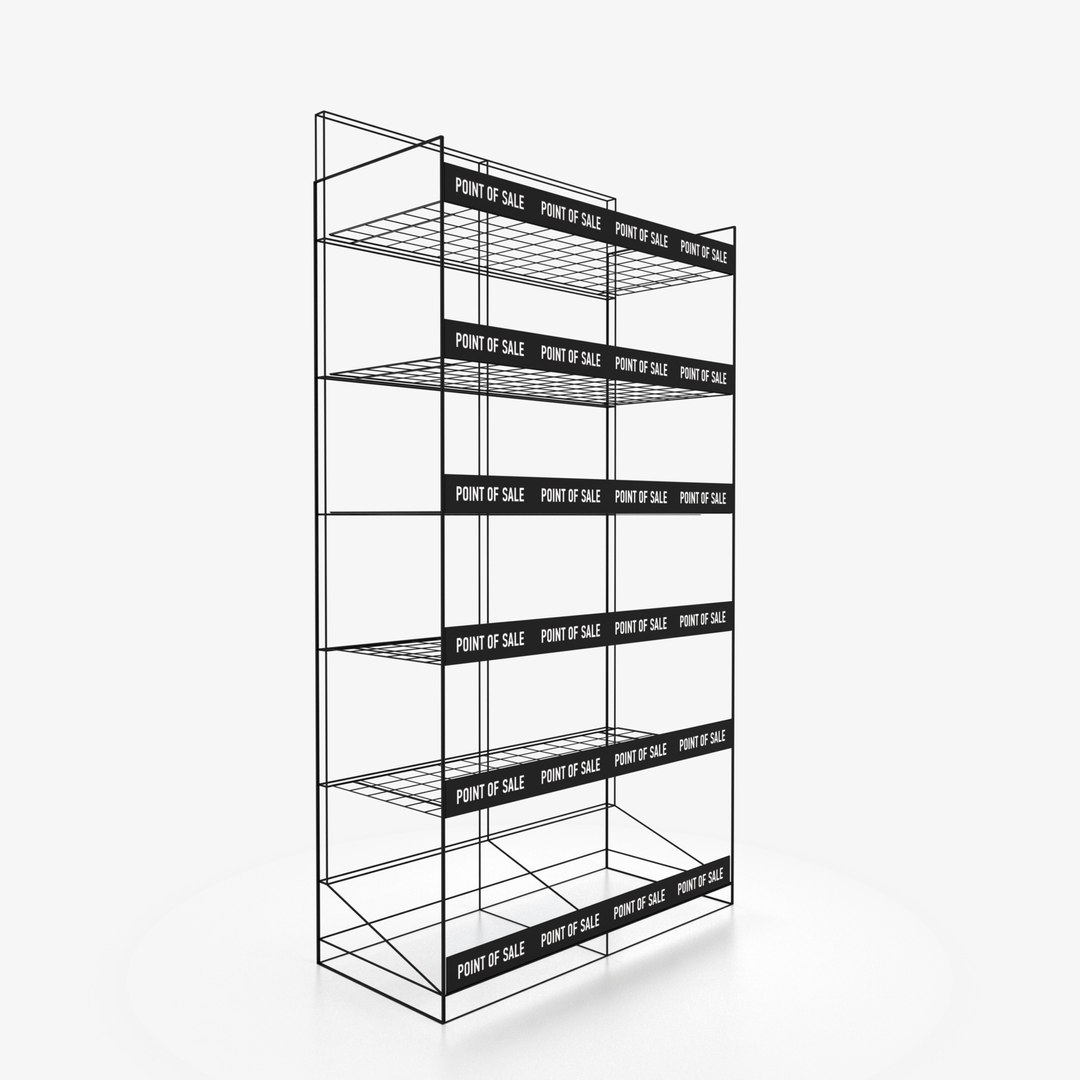 Display Rack 3D Model - TurboSquid 1361649
