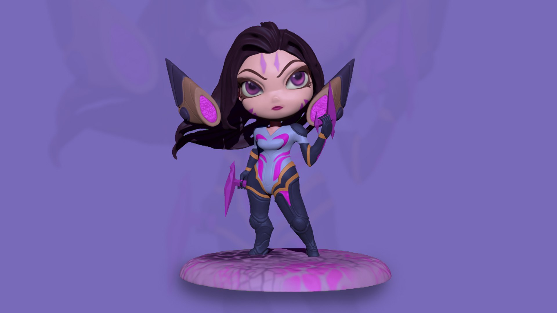 Chibi Kaisa Modelo 3D - TurboSquid 2013335