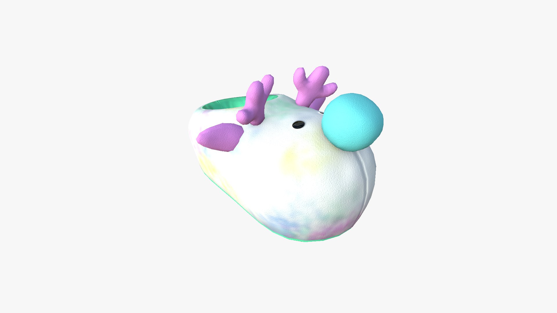 3D Slippers F10 Colored Reindeer - Costume Character Design ...